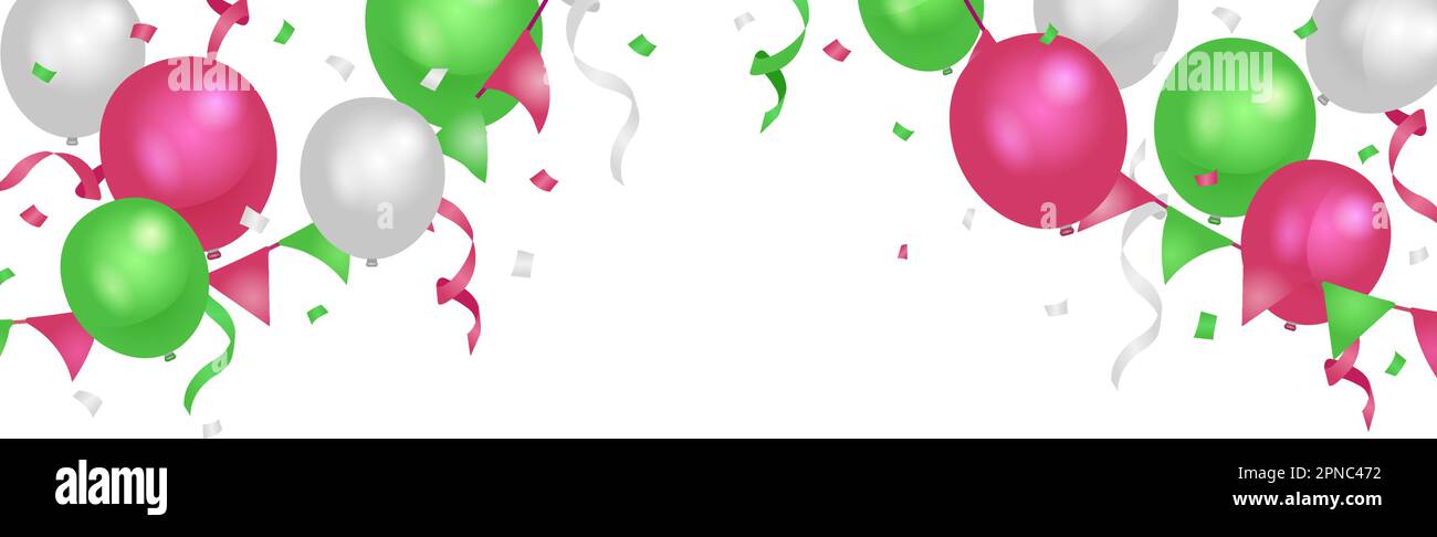 Balloon Corner Border