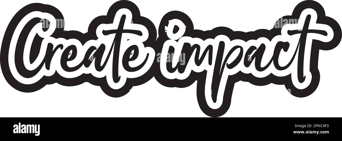 Create impact motivational and inspirational lettering text typography ...