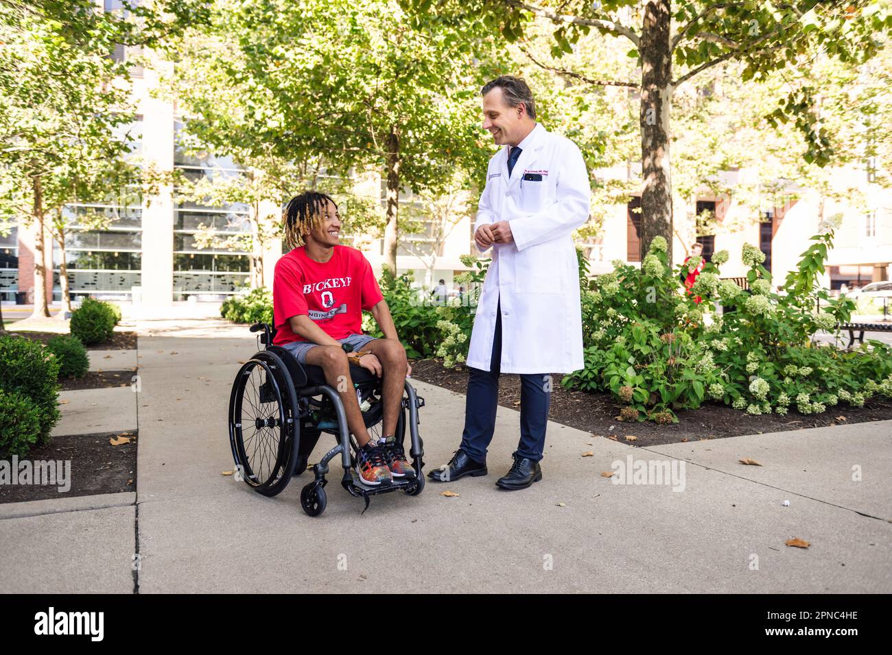 Justin Lennon and Prof. Dr Dr Jan Schwab at Ohio State University on ...