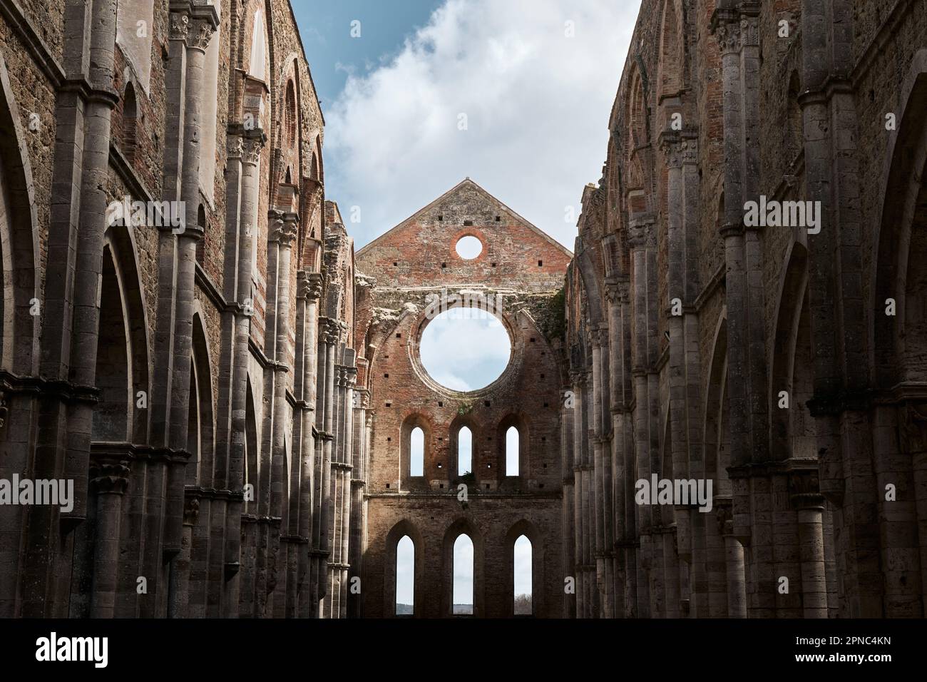 San Galgano Abbey Stock Photo - Alamy