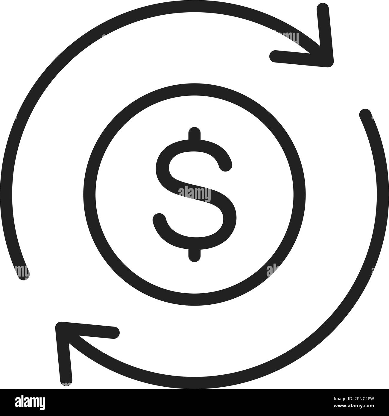 Money Transfer icon vector image. Suitable for mobile apps, web apps and print media Stock ...