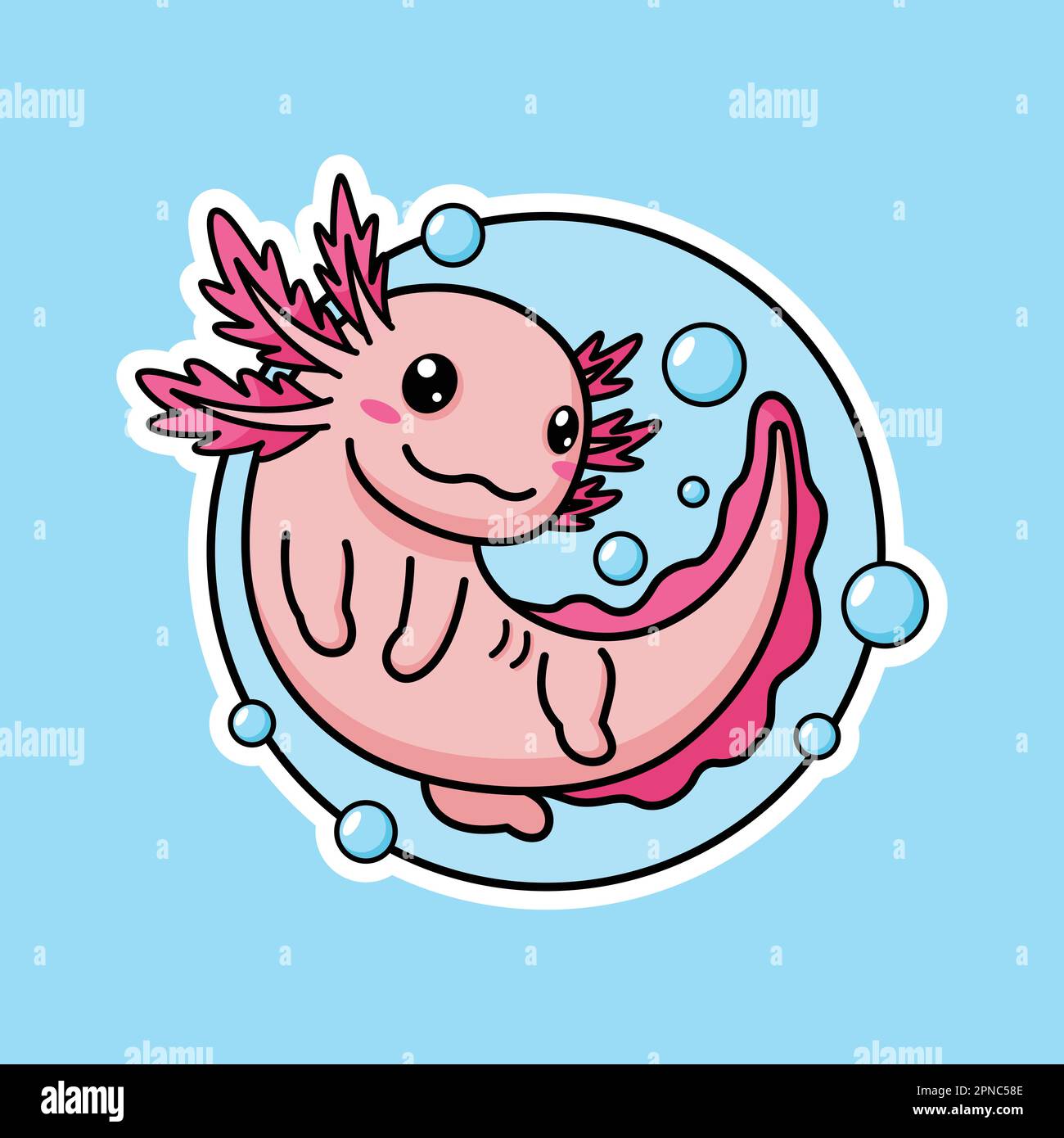 Axolotl Stock Vector Images - Alamy