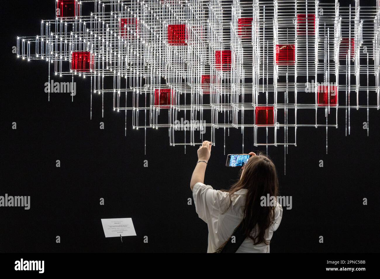 Milan, Italy - april 18 2023 -Salone del Mobile fair Milan design week ...