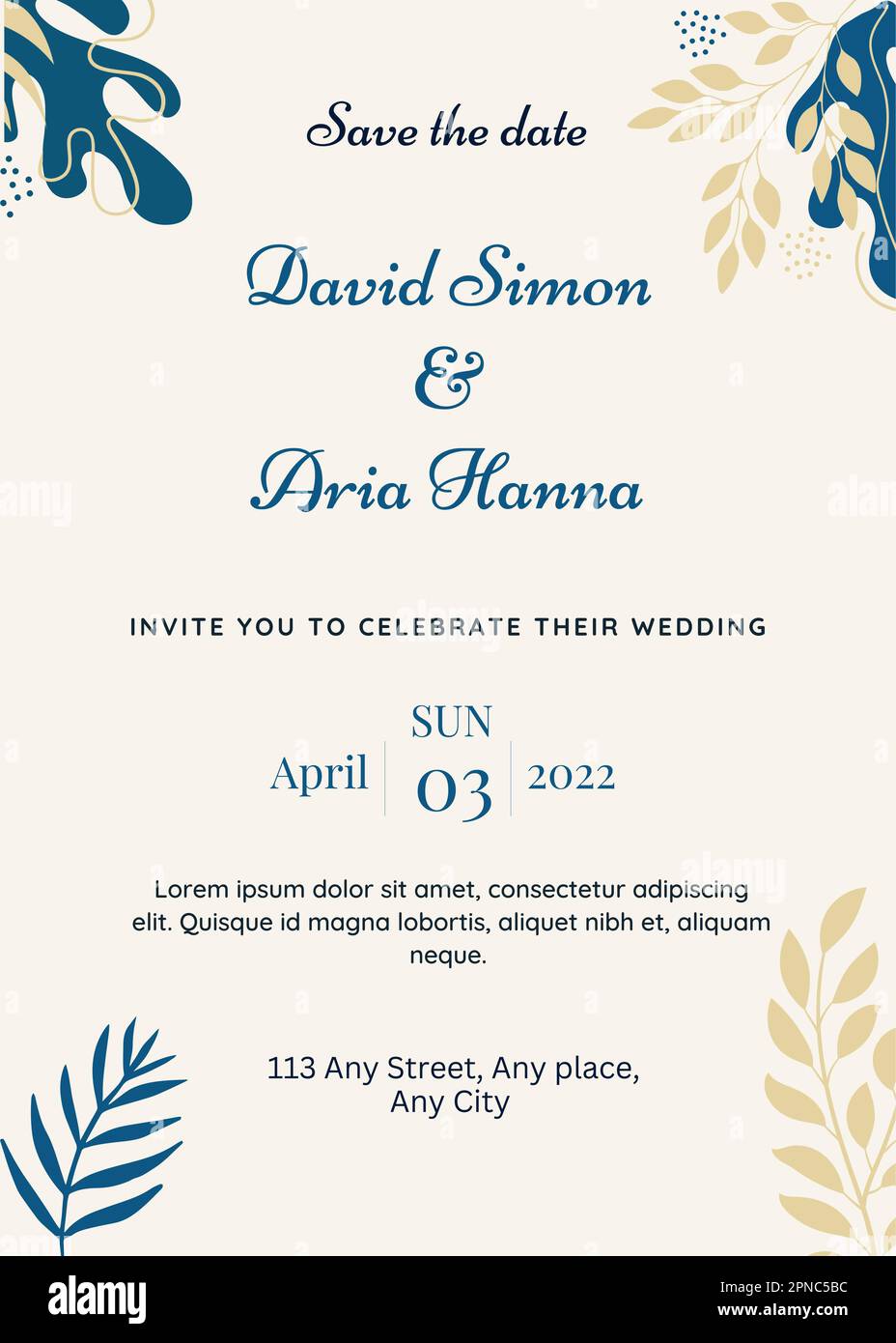Marriage invitation template. Invitation card. Wedding invitation ...