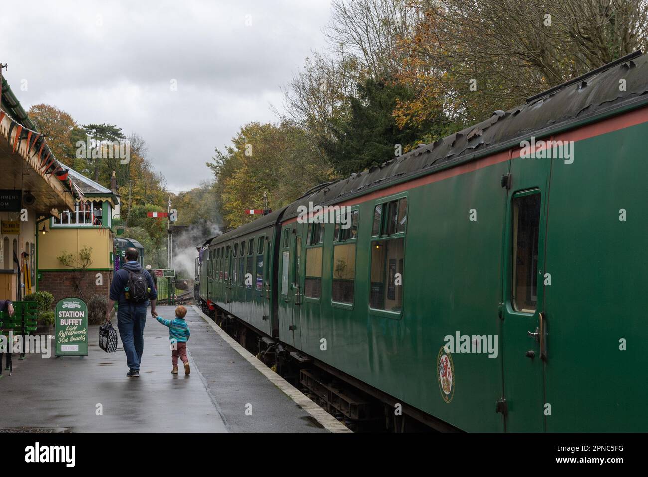 The Watercress Line on the 27th October 2022 in Alton, Hampshire ...