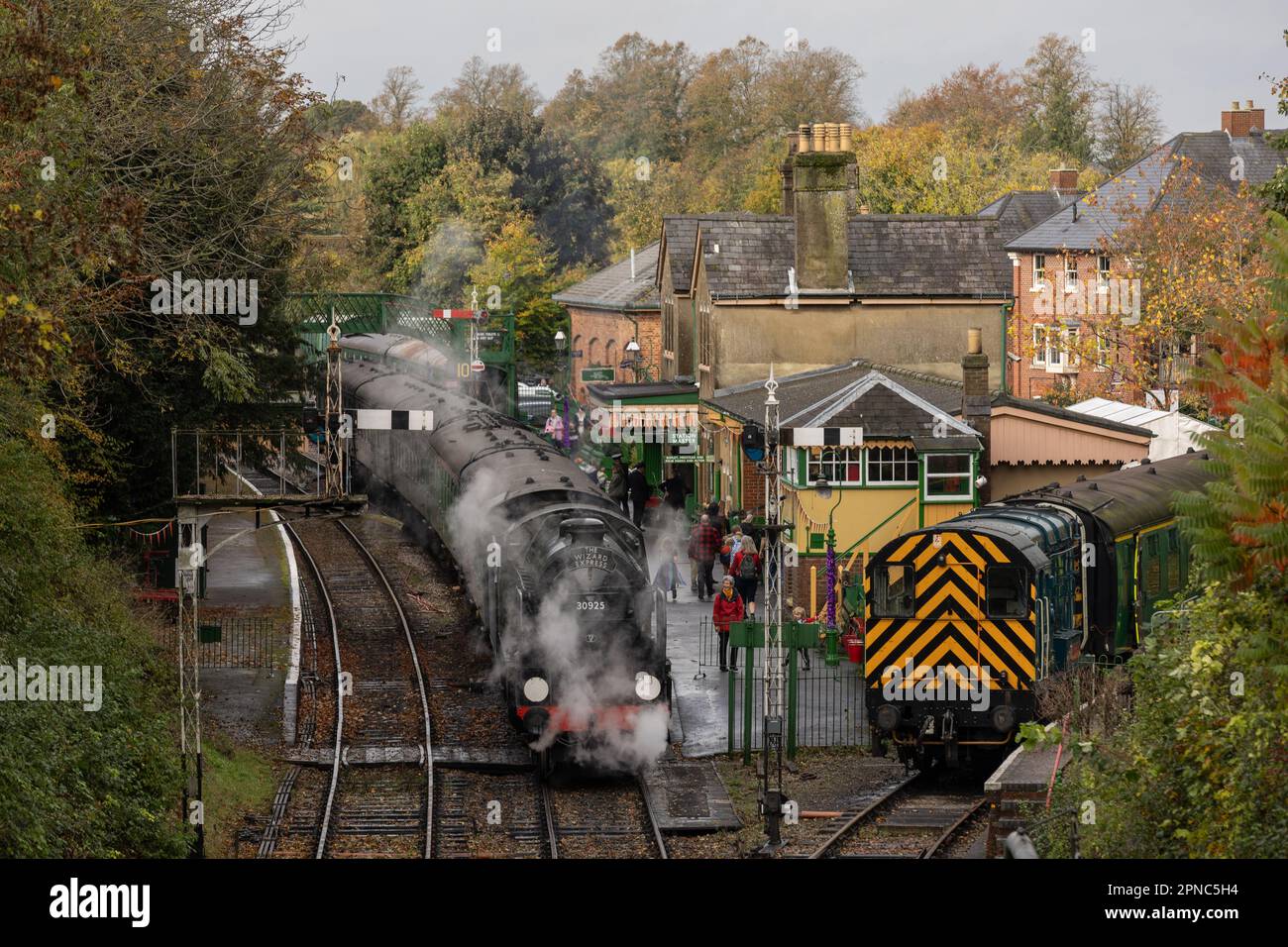 The Watercress Line on the 27th October 2022 in Alton, Hampshire ...