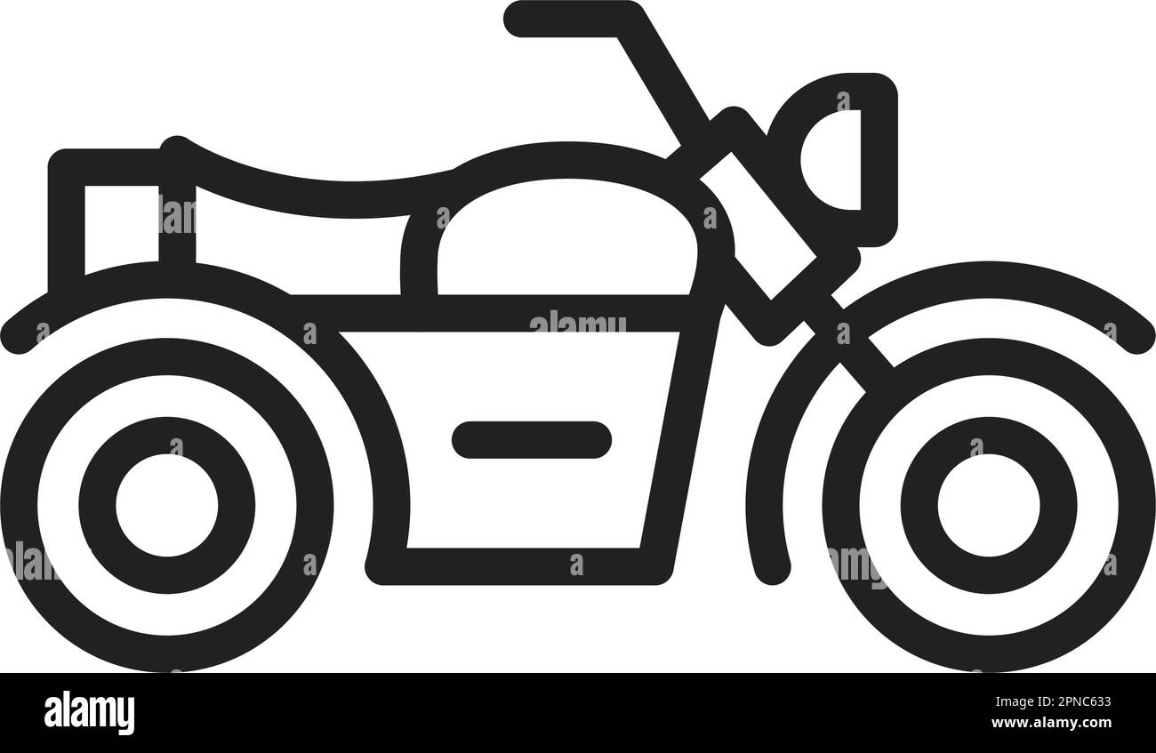 Motorbike icon vector image. Suitable for mobile apps, web apps and ...