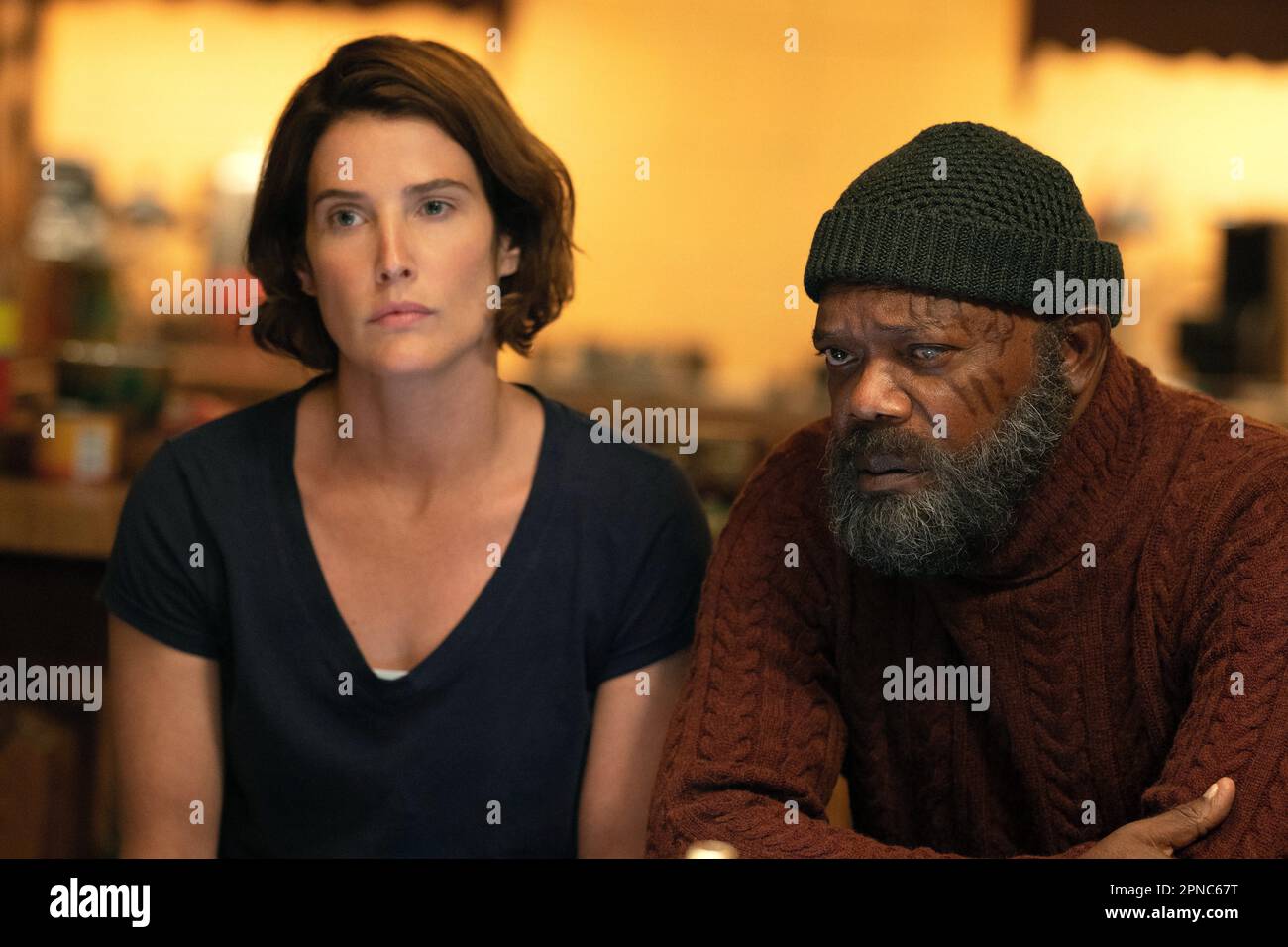 Secret Invasion Cobie Smulders & Samuel L. Jackson Stock Photo - Alamy