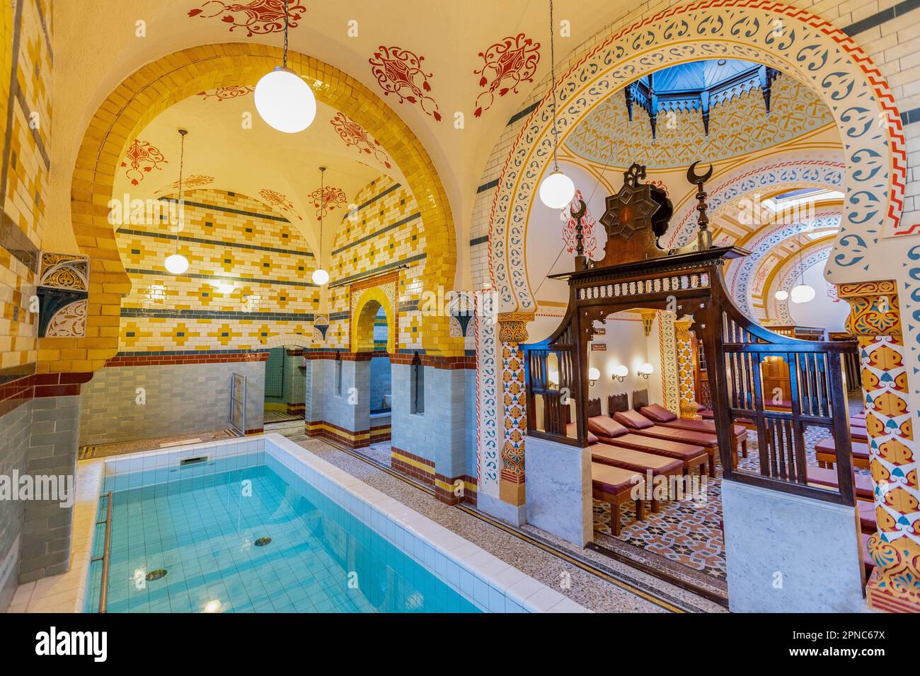 Interior of Harrogate Turkish Baths on the 17th October 2022 in ...