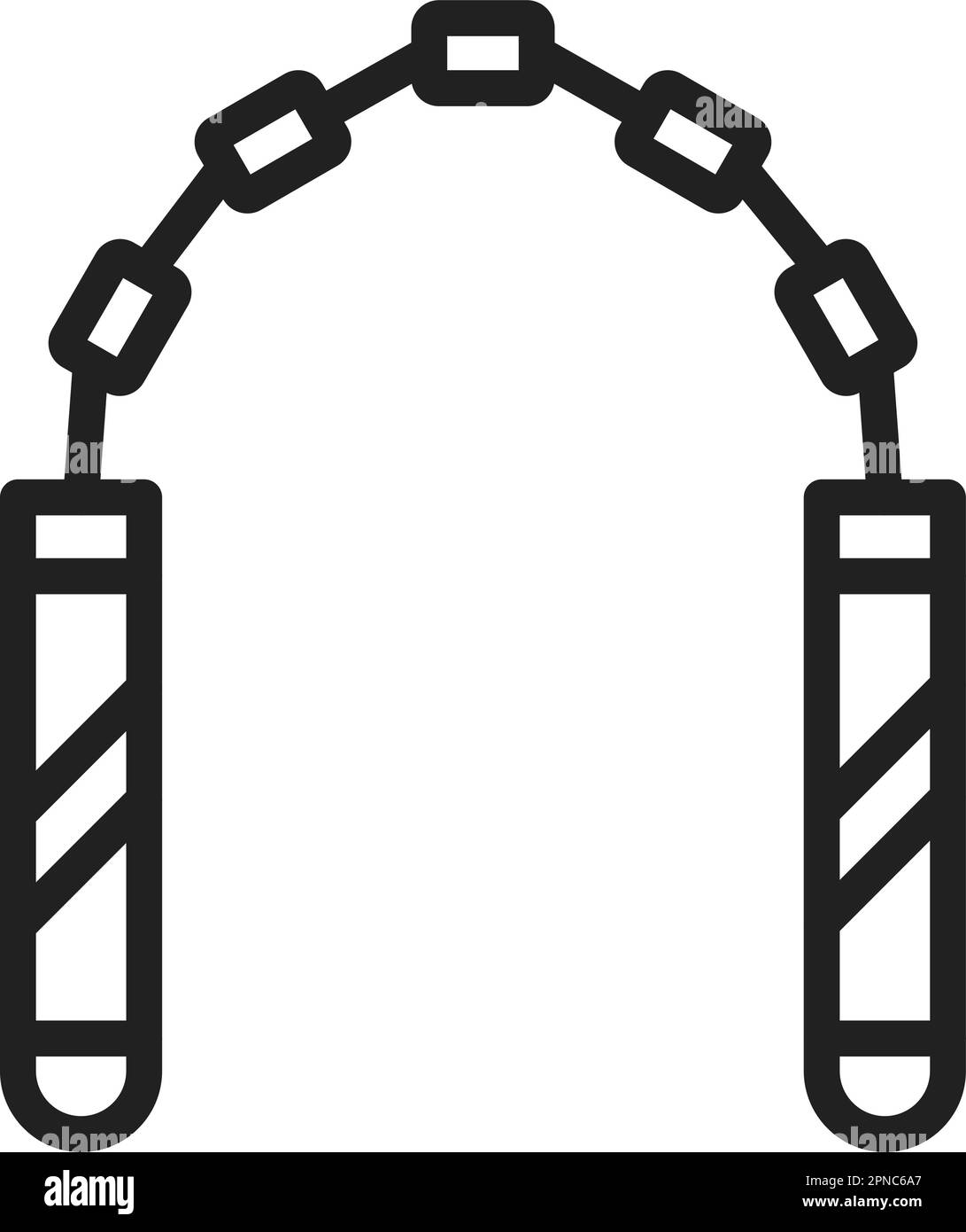 Nunchaku icon vector image. Suitable for mobile apps, web apps and print media Stock Vector ...