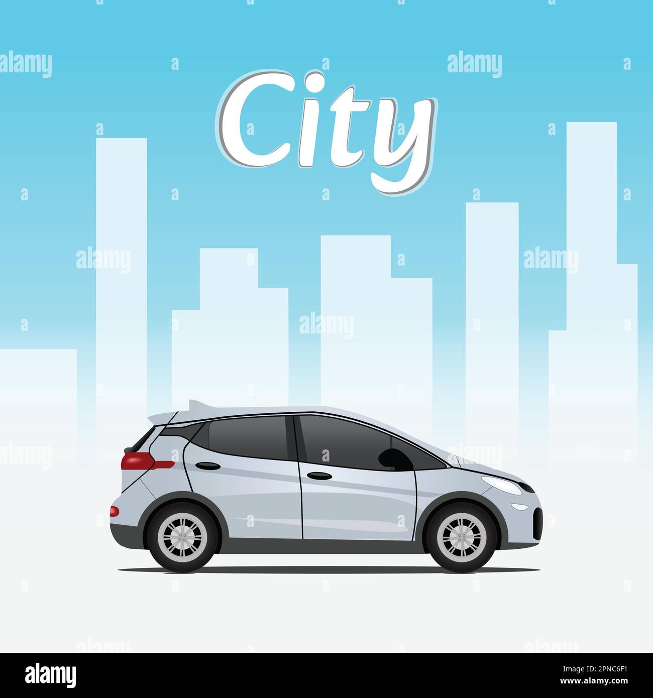Flat transport in city Stock Vector Images - Alamy