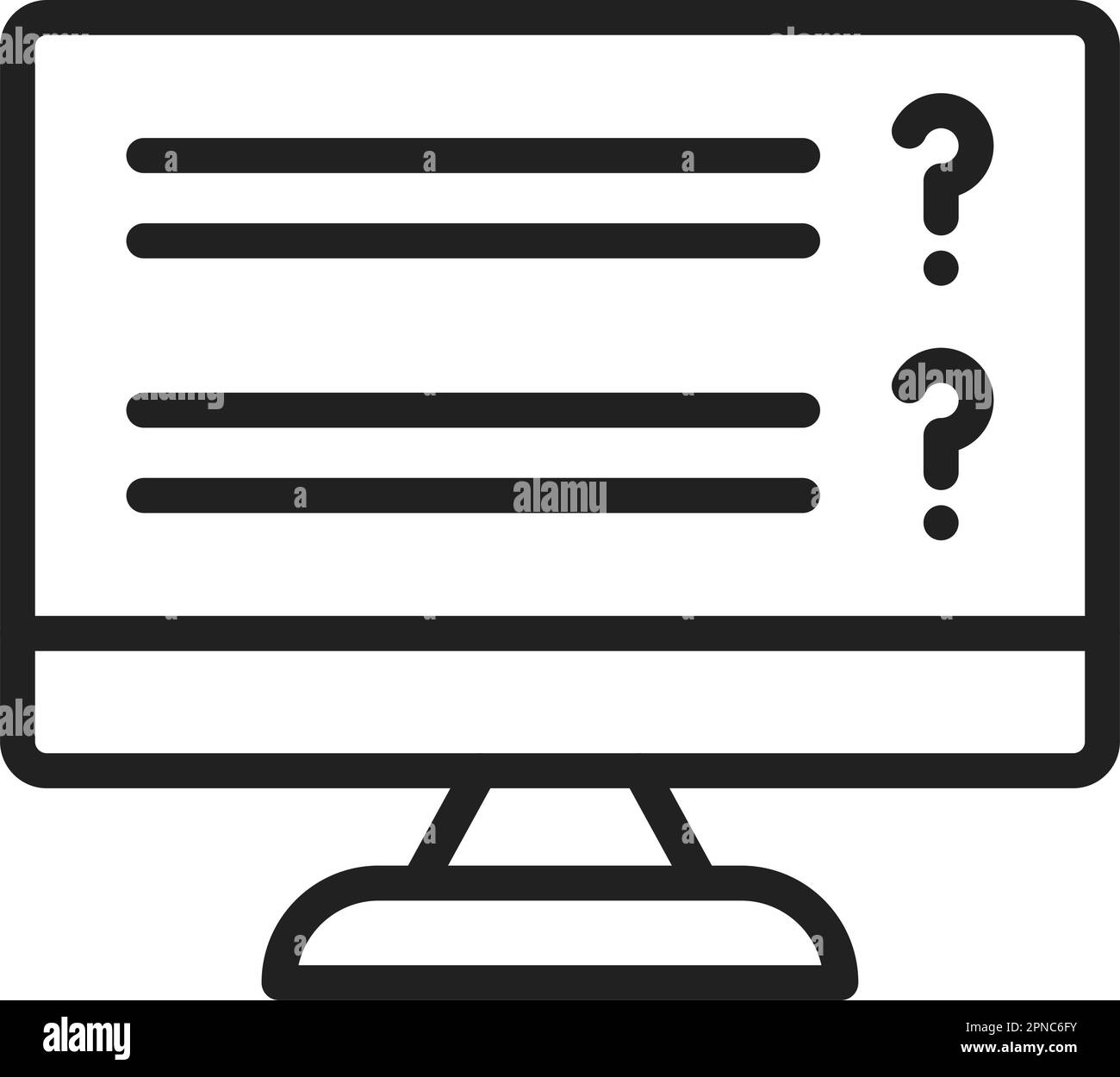 Online Exam icon vector image. Suitable for mobile apps, web apps and print media Stock Vector ...