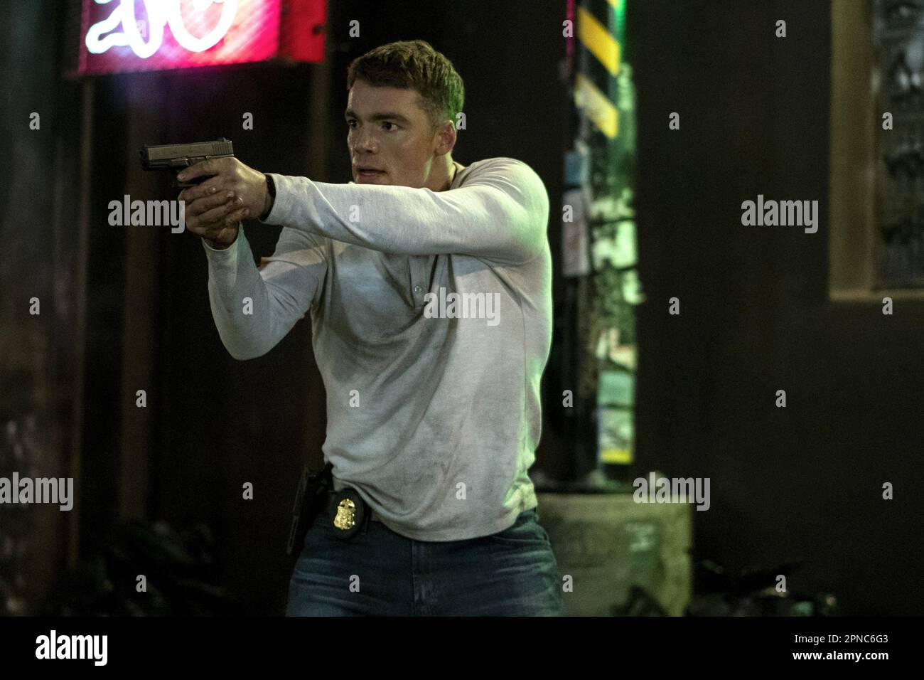The Night Agent Gabriel Basso as Peter Sutherland Stock Photo - Alamy