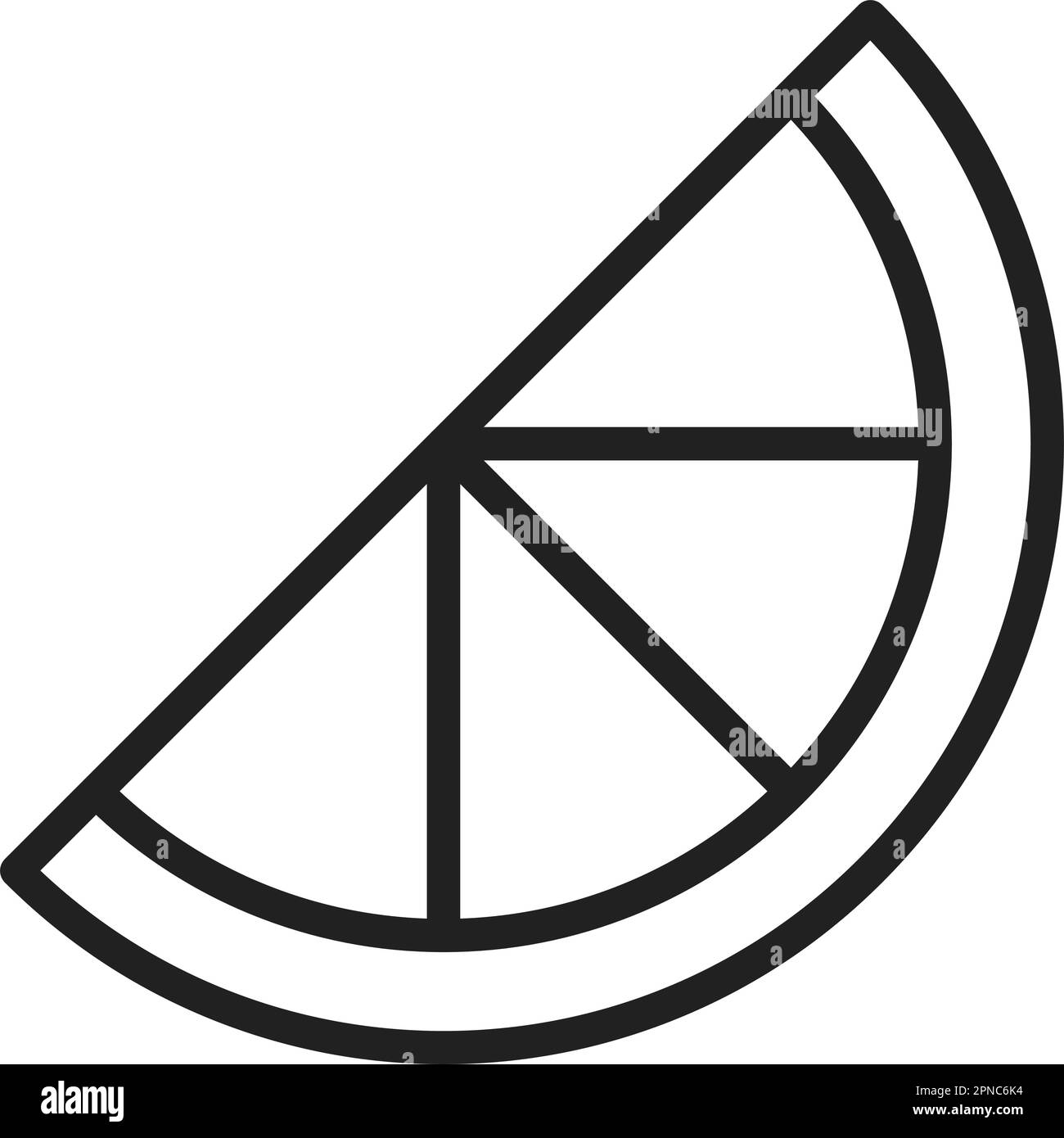 Orange slice icon vector image. Suitable for mobile apps, web apps and print media Stock Vector ...