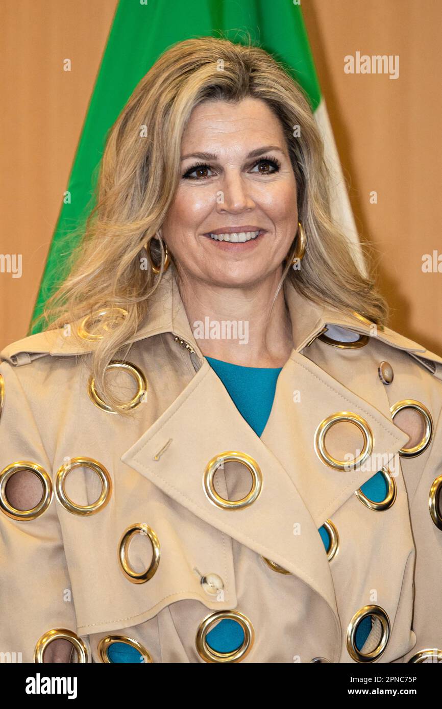 Milan, Italy. 18th Apr, 2023. HRH the Queen of Holland Máxima ...