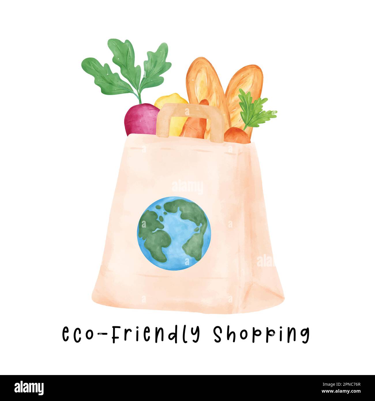 Eco-Friendly reusable fabric tote shopping Bag full of fresh vegetables ...