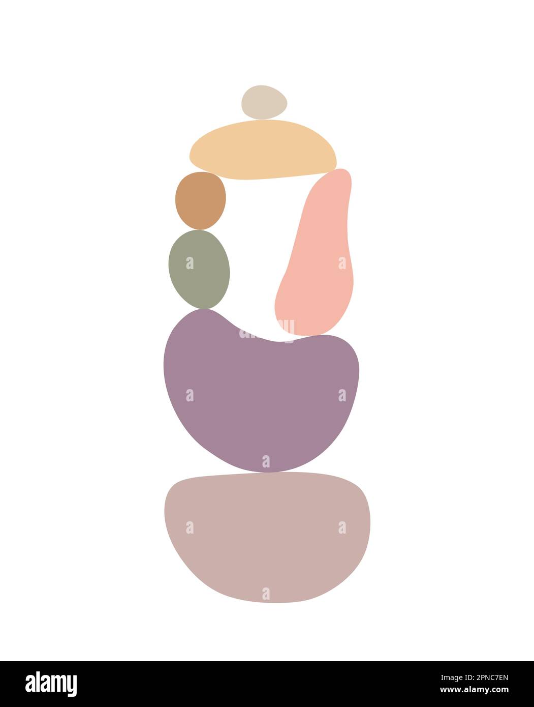 Pebble cairns Stock Vector Images - Alamy
