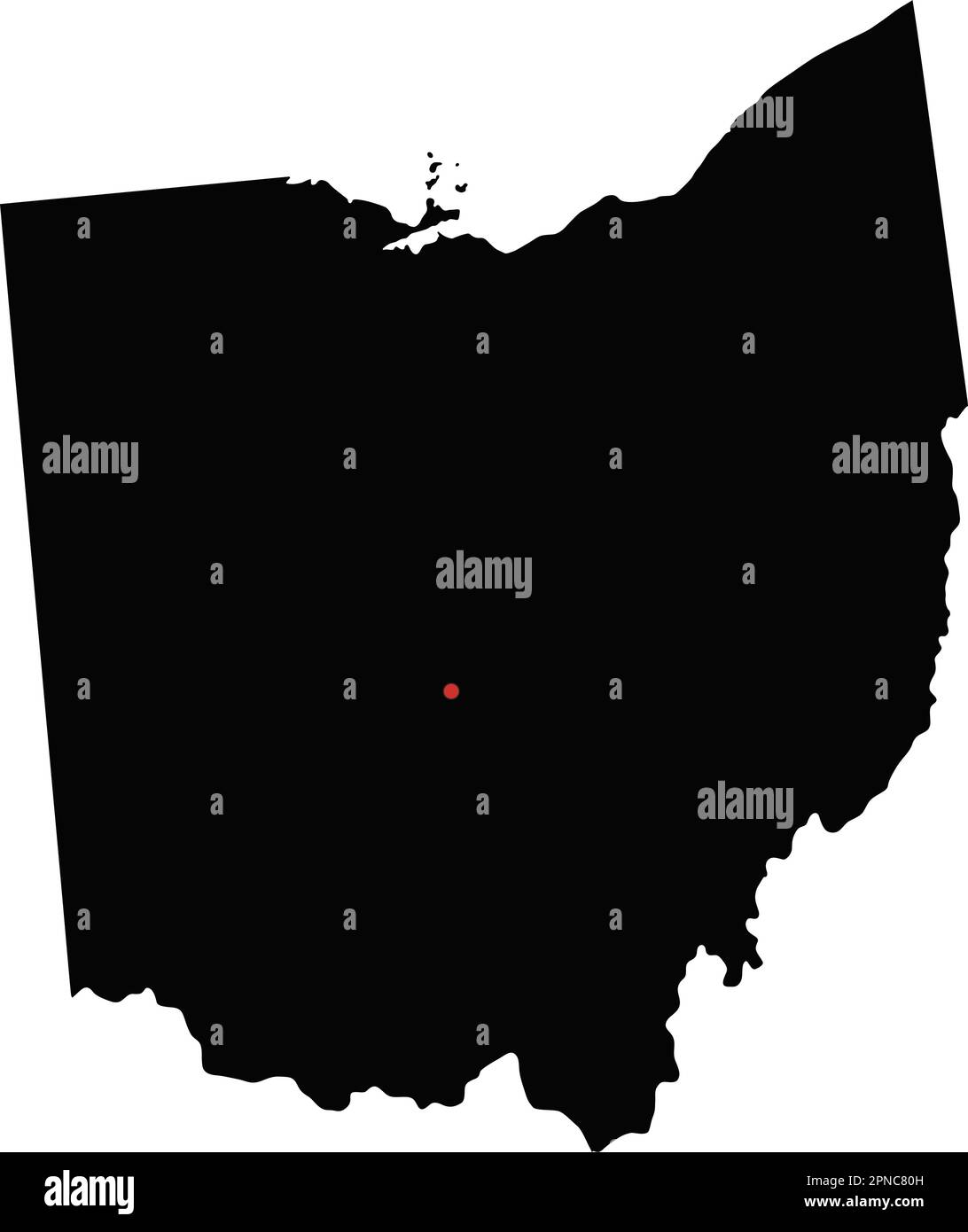 Ohio map Stock Vector Images - Alamy