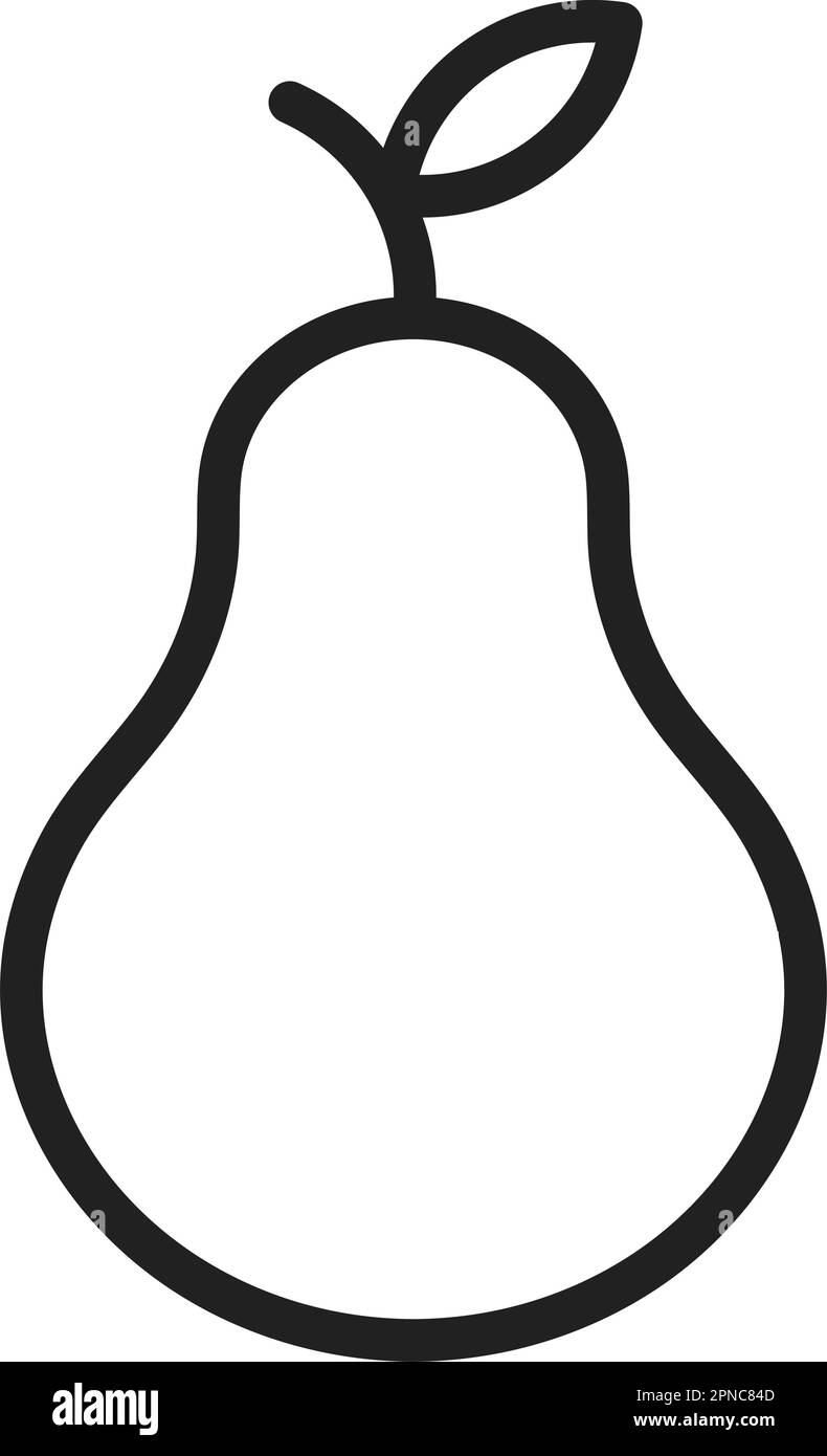 Pear icon vector image. Suitable for mobile apps, web apps and print ...