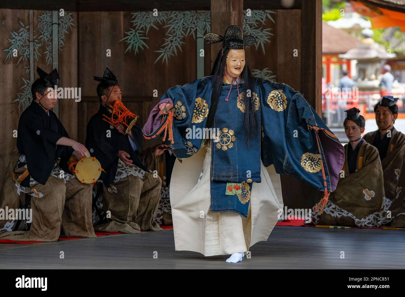 Hatsukaichi, Japan - April 17, 2023: Classical Japanese dance in the ...