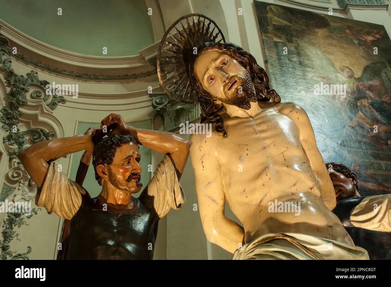 The Flagellation of Christ (17th century Neapolitan school ...