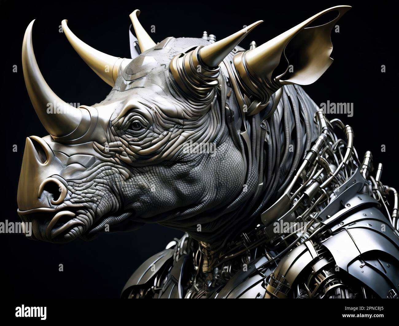 Metallic rhino hi-res stock photography and images - Alamy