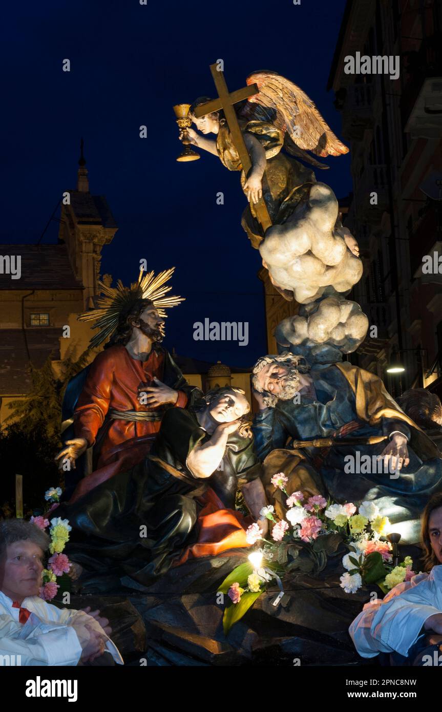 Jesus in the garden by Anton Maria Maragliano (1728) Brotherhood of ...