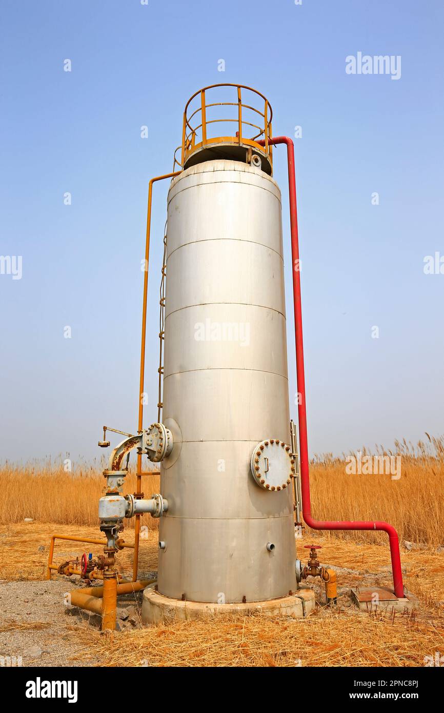 The oil tank Stock Photo - Alamy