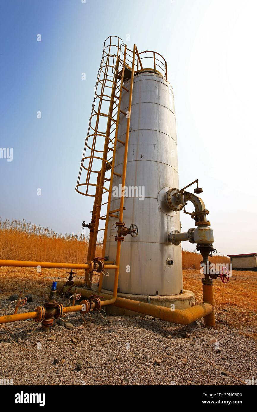 The oil tank Stock Photo - Alamy