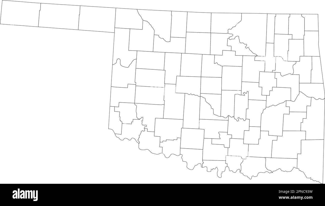 Oklahoma map hi-res stock photography and images - Alamy