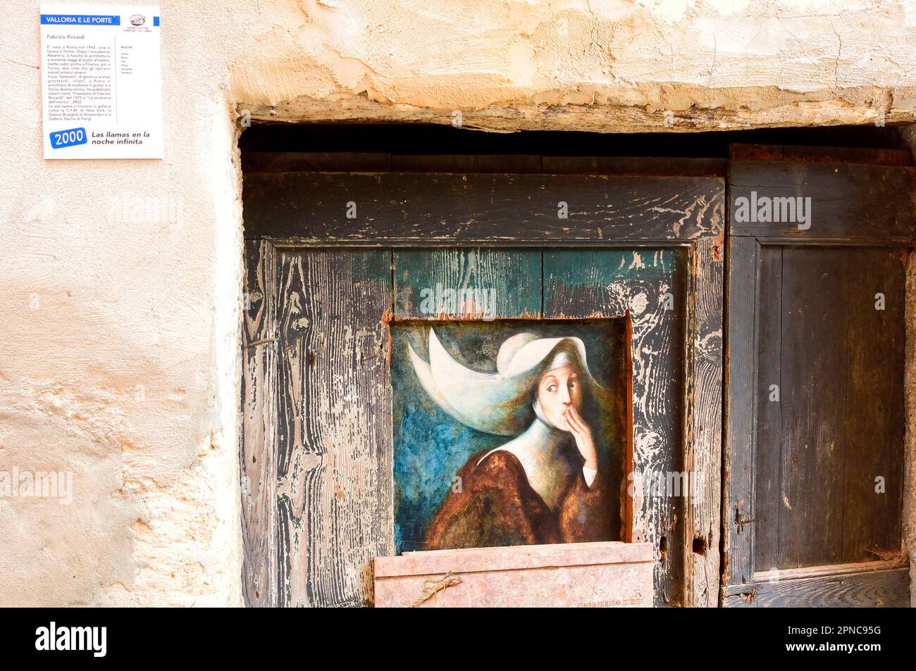 Painted doors of valloria hi-res stock photography and images - Alamy