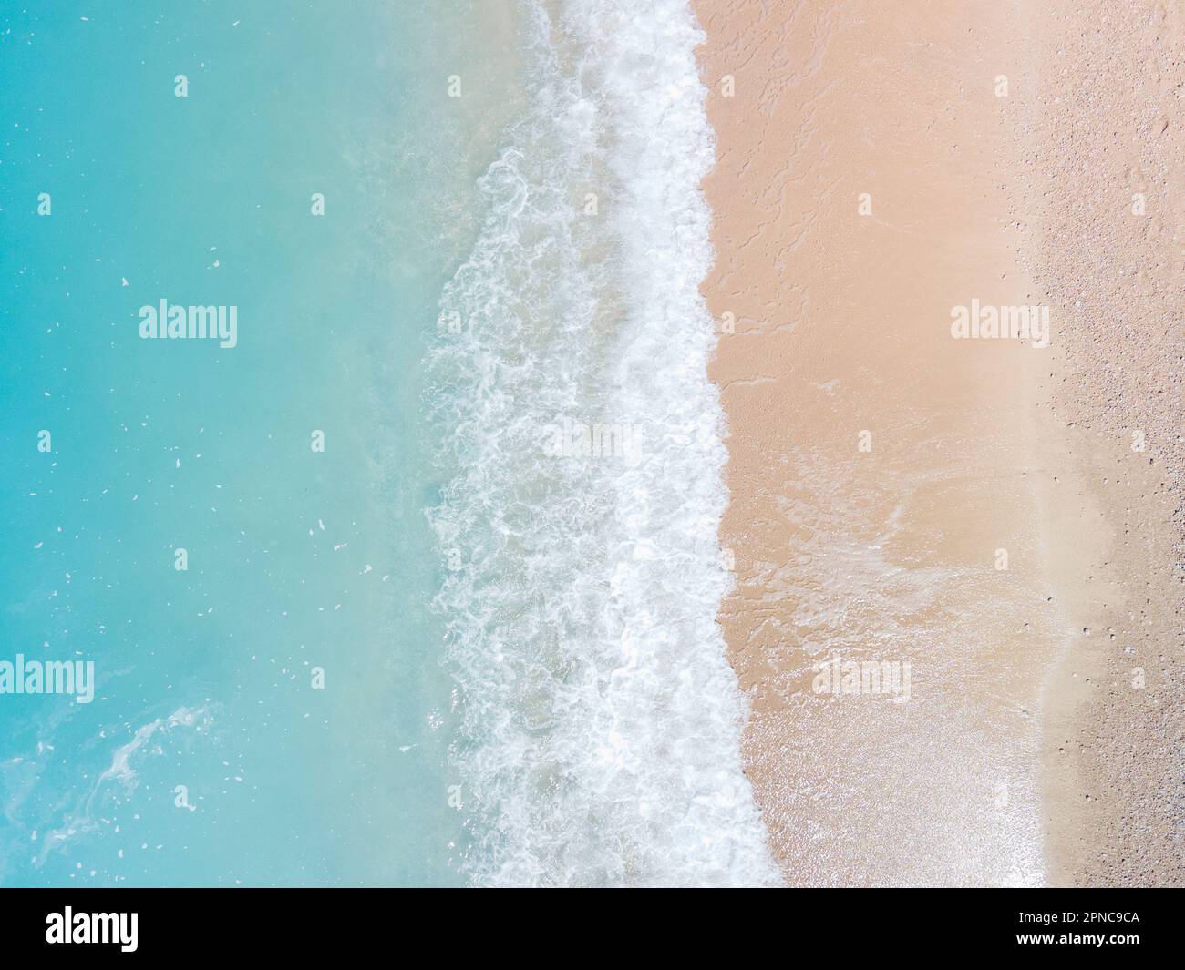 directly above overhead view of sea beach Stock Photo - Alamy
