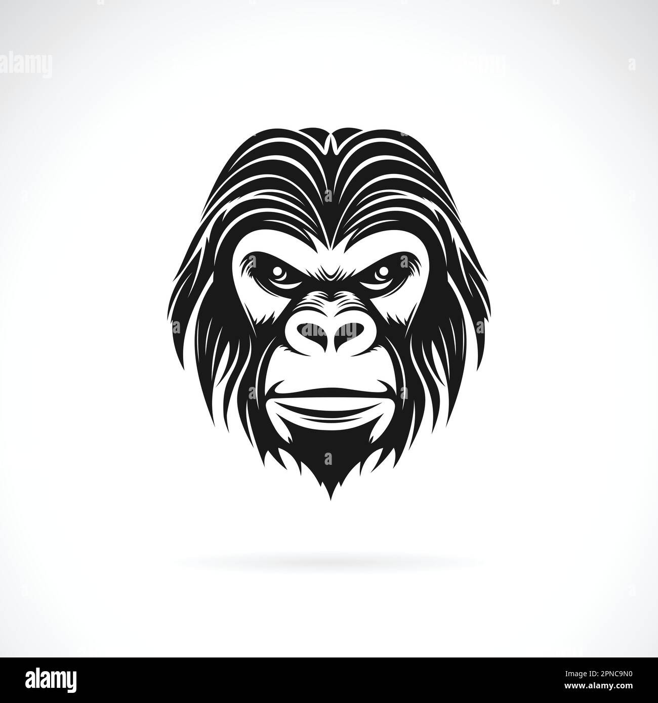 Gorilla Face Design