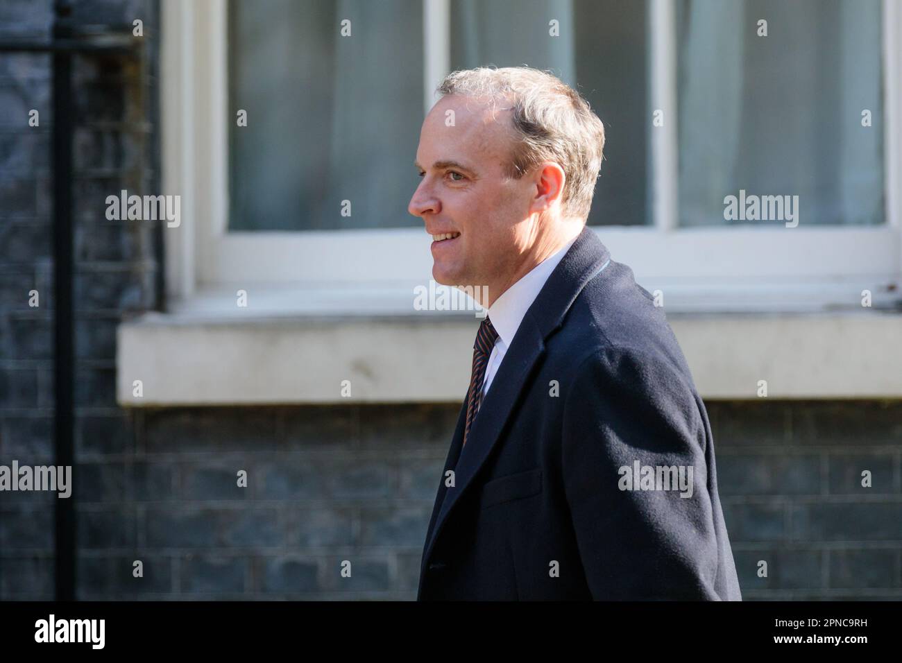Downing Street, London, UK. 18th April 2023. Dominic Raab MP, Deputy ...