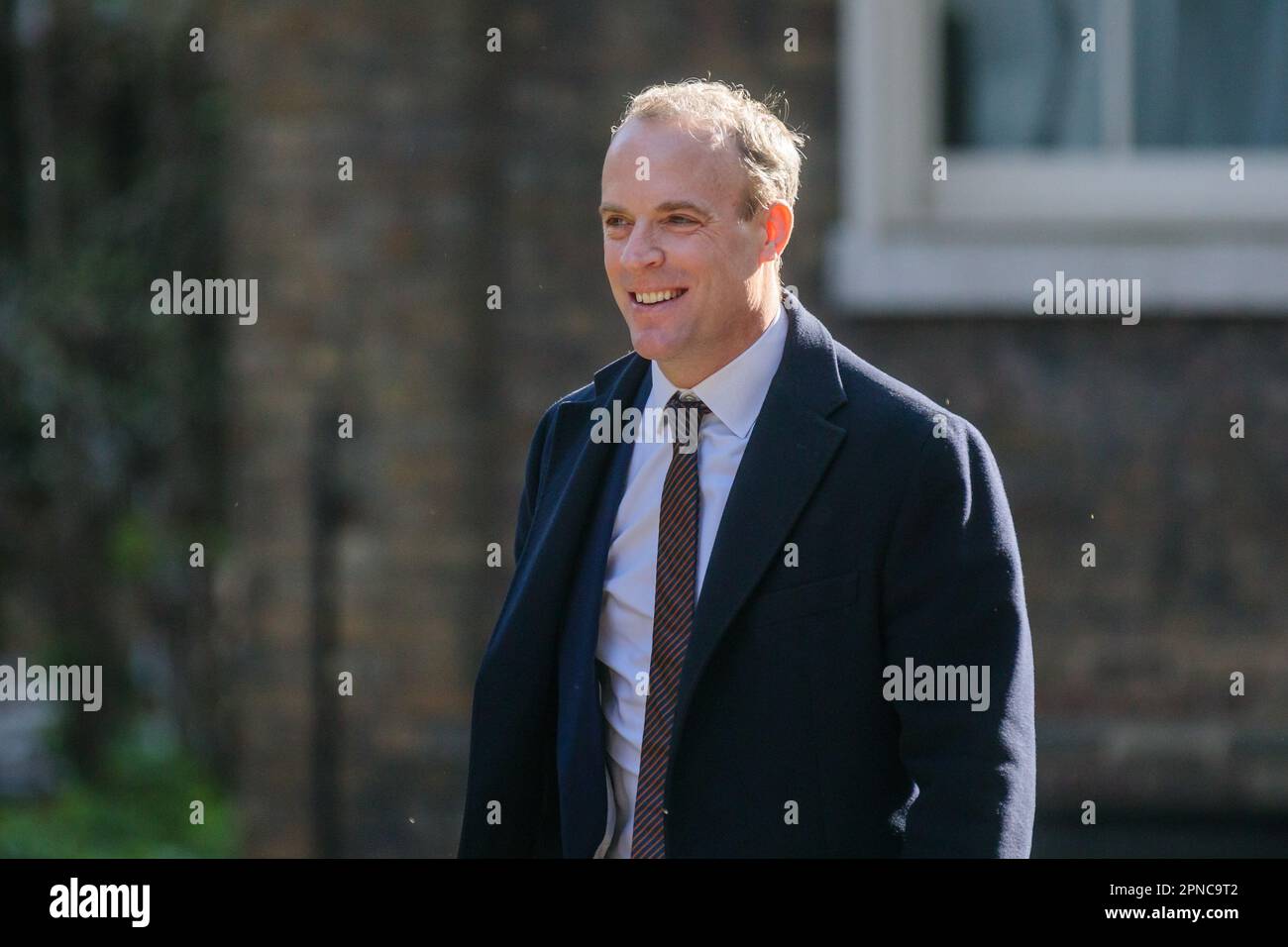 Downing Street, London, UK. 18th April 2023. Dominic Raab MP, Deputy ...