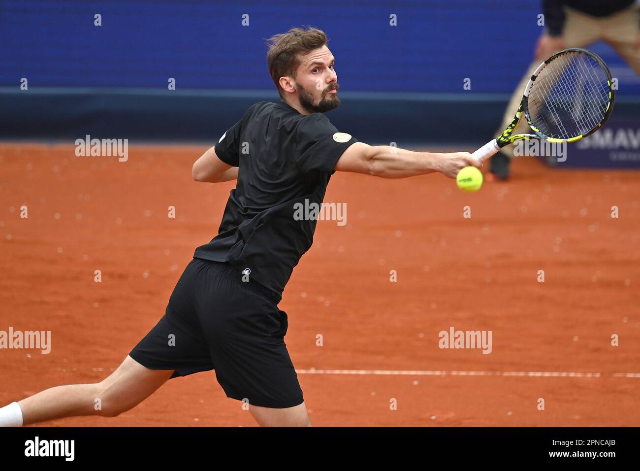 Munich, Germany. 18th Apr, 2023. Oscar OTTE (GER) action single image ...