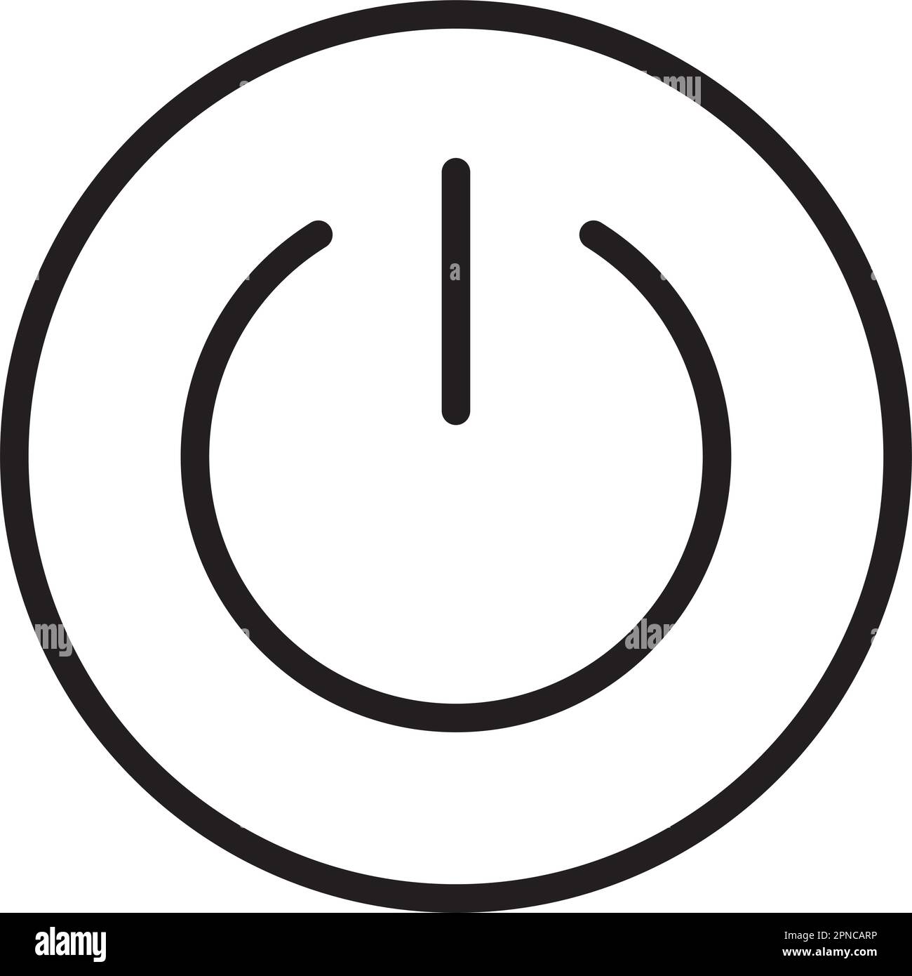 Power Button icon vector image. Suitable for mobile apps, web apps and print media Stock Vector ...