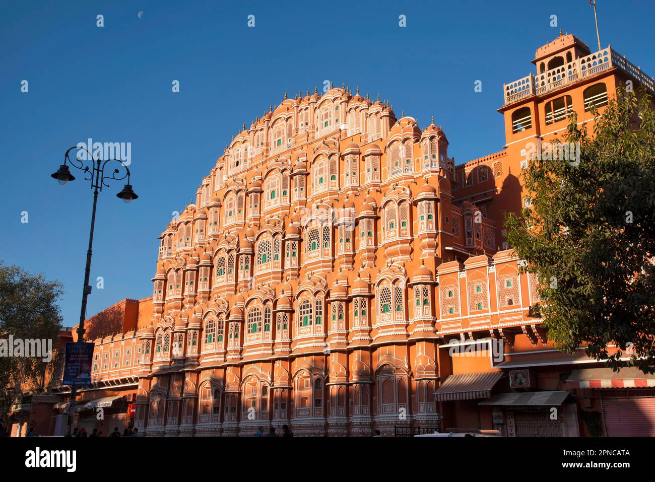 Small windows called Jharokhas decorated with intricate latticework ...