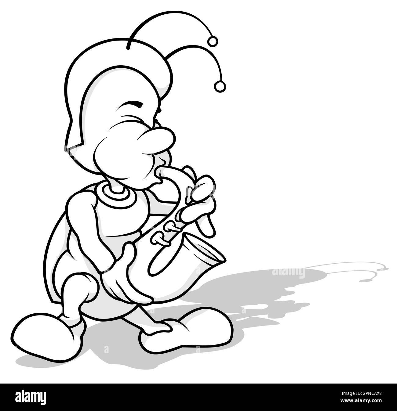 Sax drawing hi-res stock photography and images - Alamy