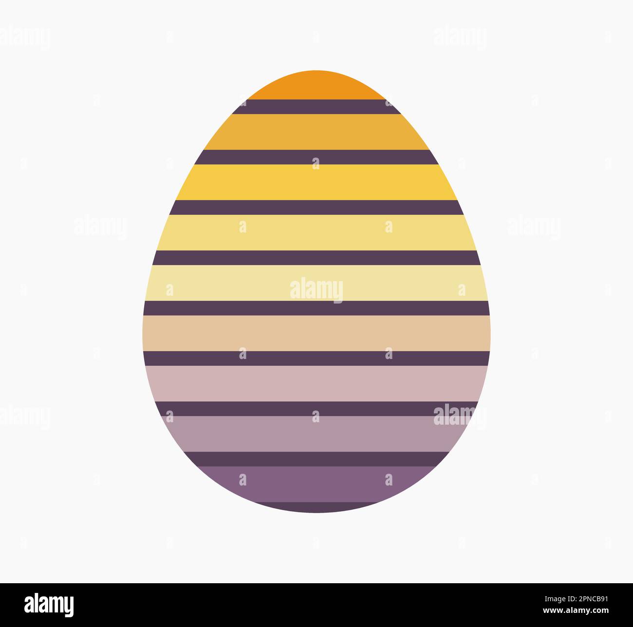 Easter egg striped decoration pattern. Vector illustration Stock Vector ...