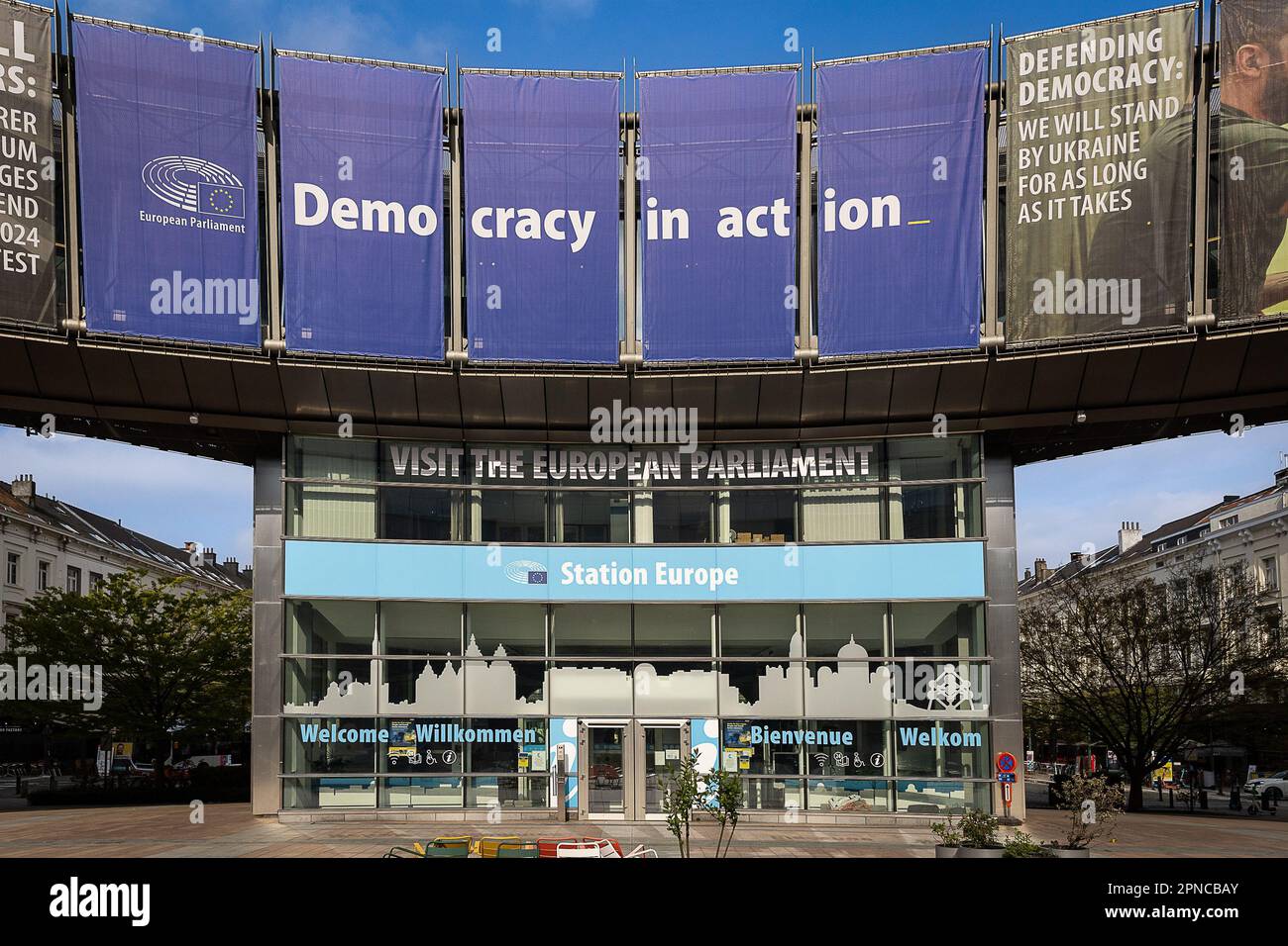 Paul henry spaak building hi-res stock photography and images - Alamy