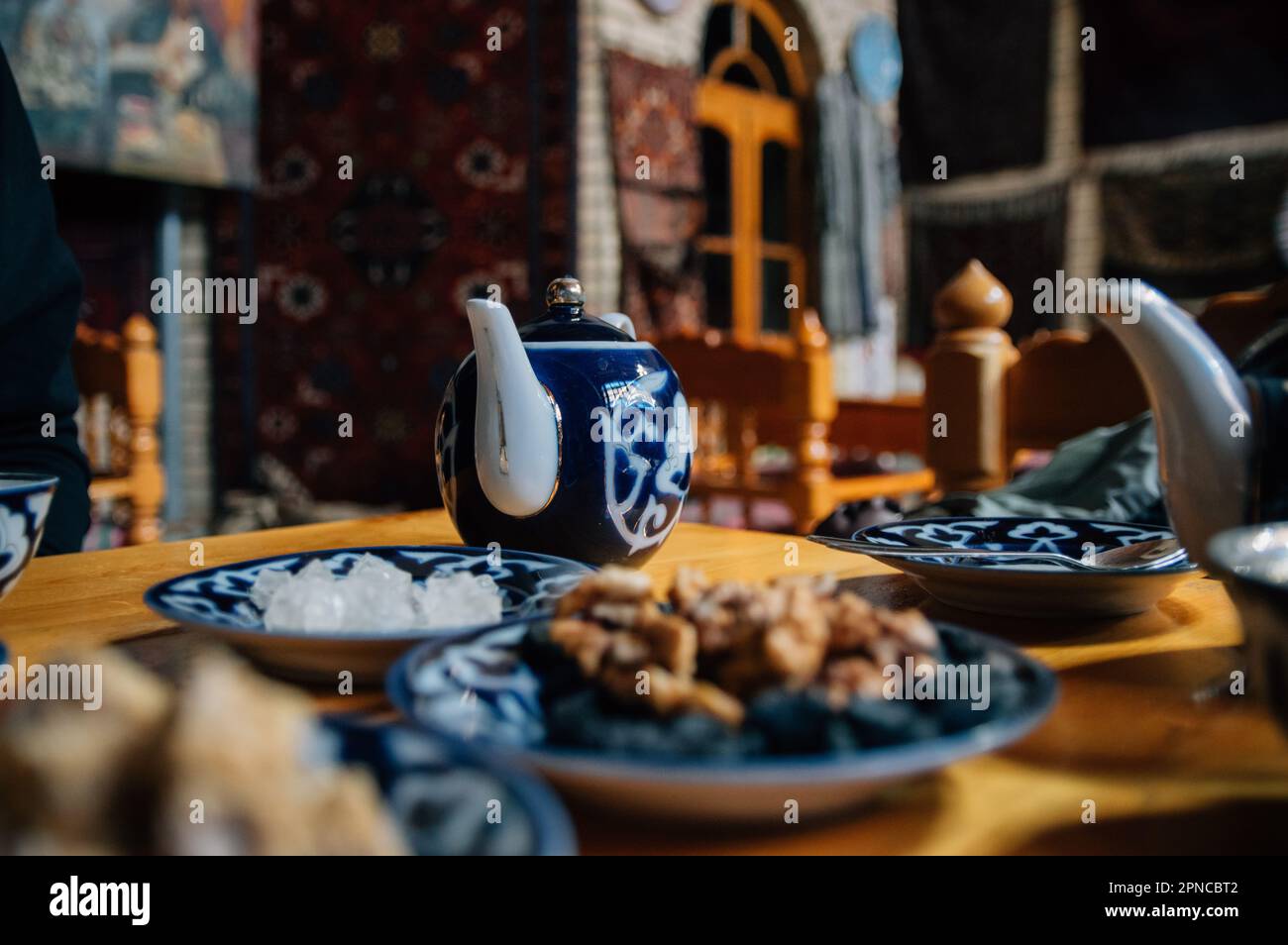 National islamic tea ceremony with desserts in Uzbekistan, Tashkent ...