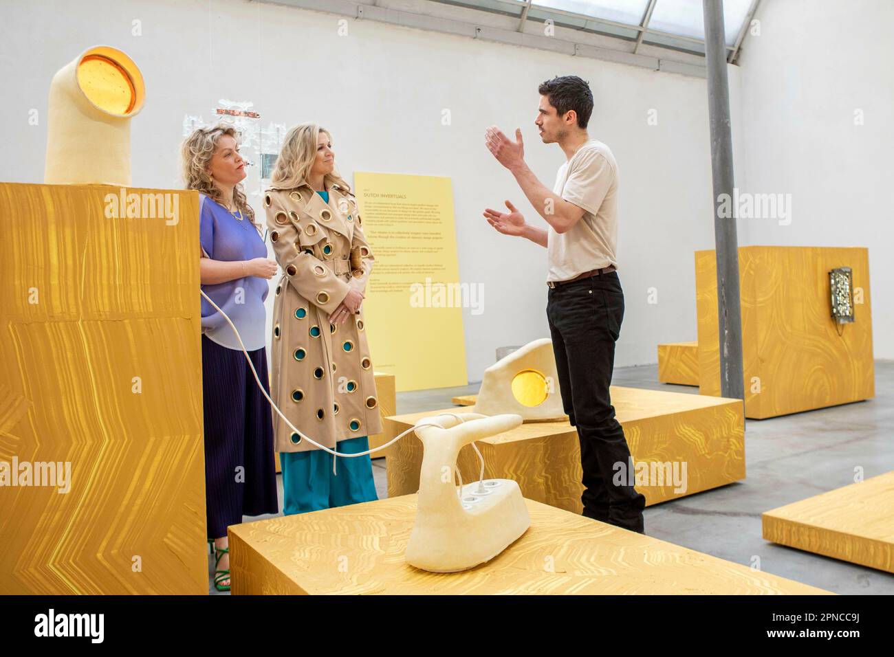 Queen Maxima of The Netherlands at the Fondazione Riccardo Catella in ...