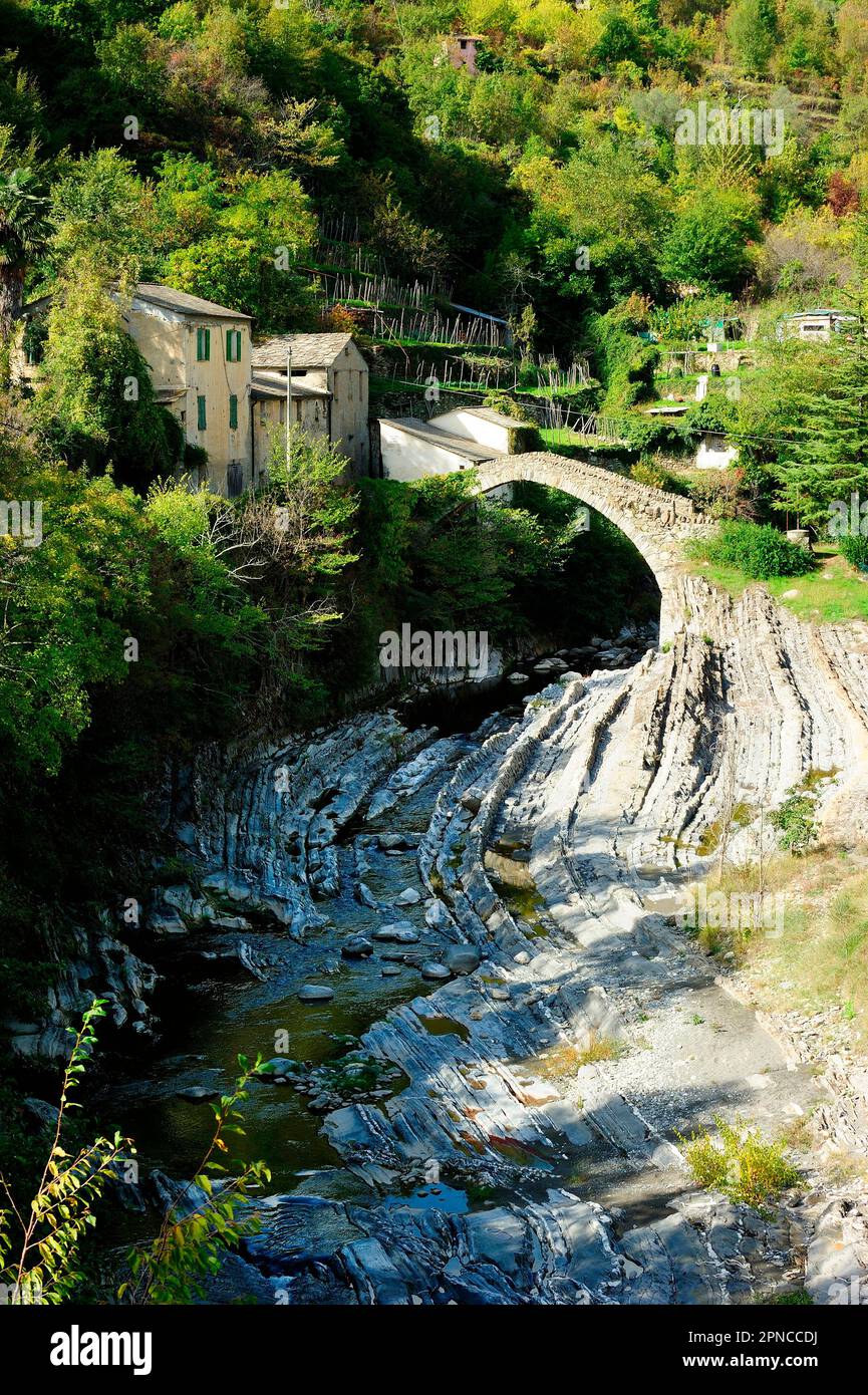 The Longo mill, built next to the medieval bridge of Santa Filomena ...