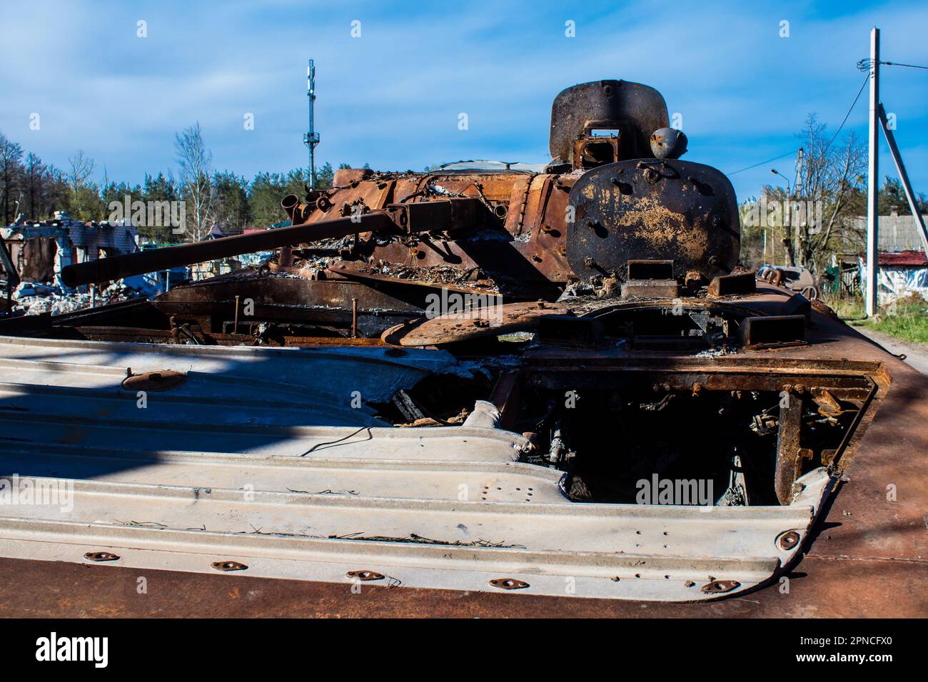 Russian BPM1 destroyed in the Battle of Sviatohirsk, The Russian army ...