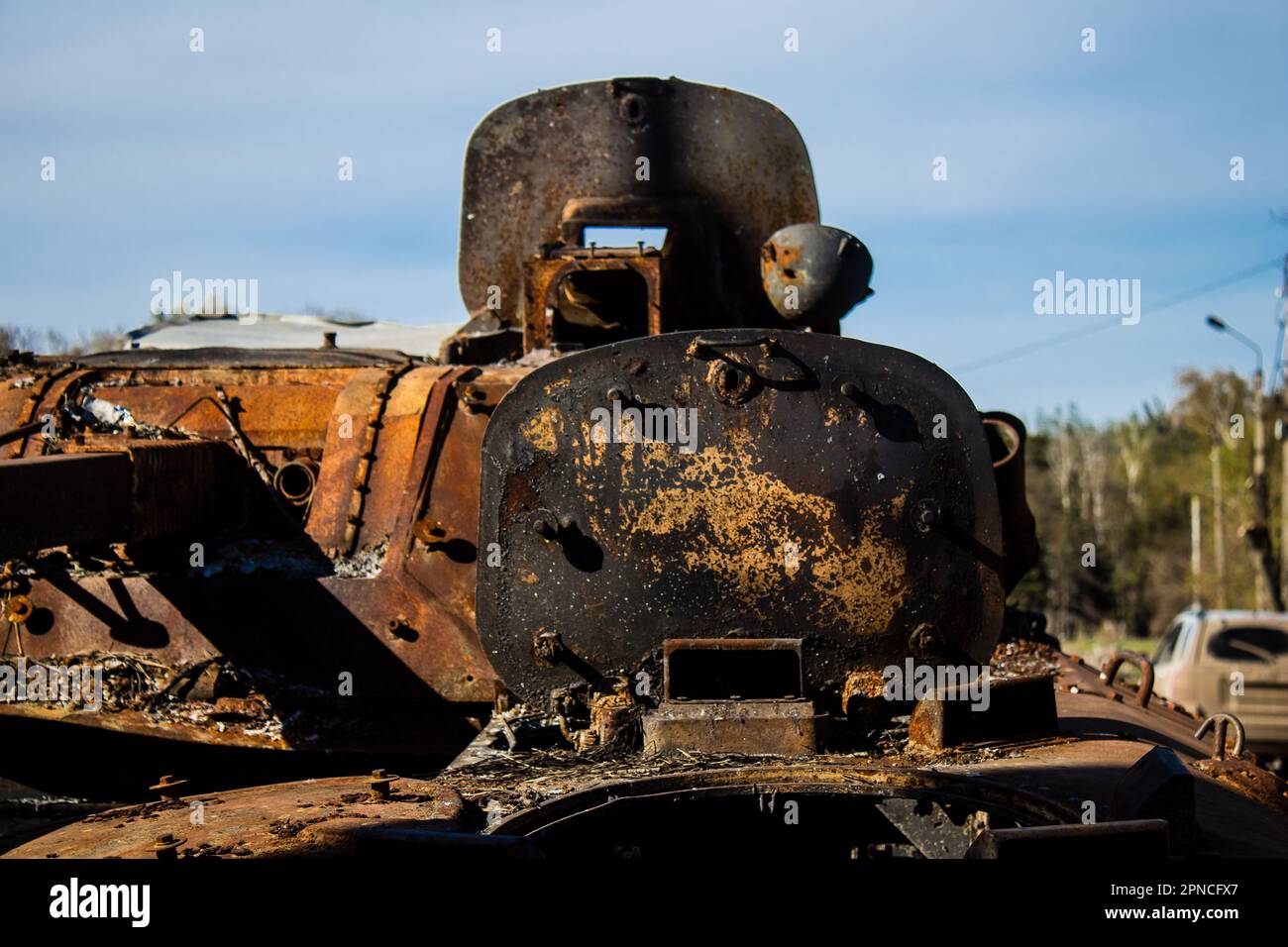 Russian BPM1 destroyed in the Battle of Sviatohirsk, The Russian army ...