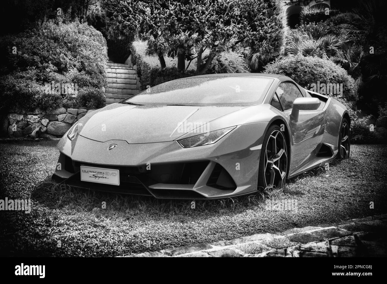 Lamborghini italia Black and White Stock Photos & Images - Alamy