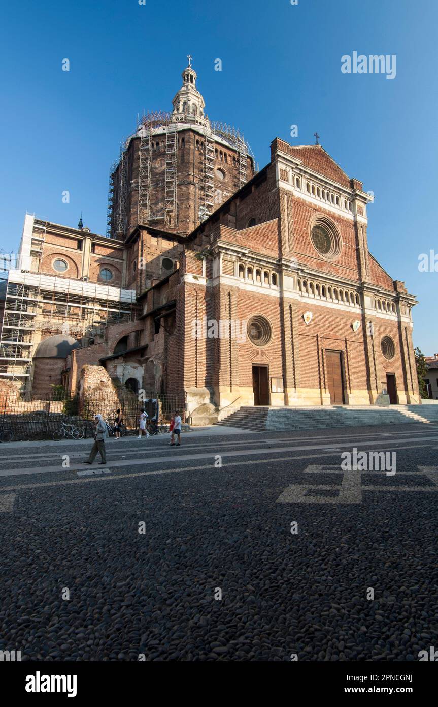 The Cathedral of Pavia, dedicated to Santo Stefano protomartyr and ...