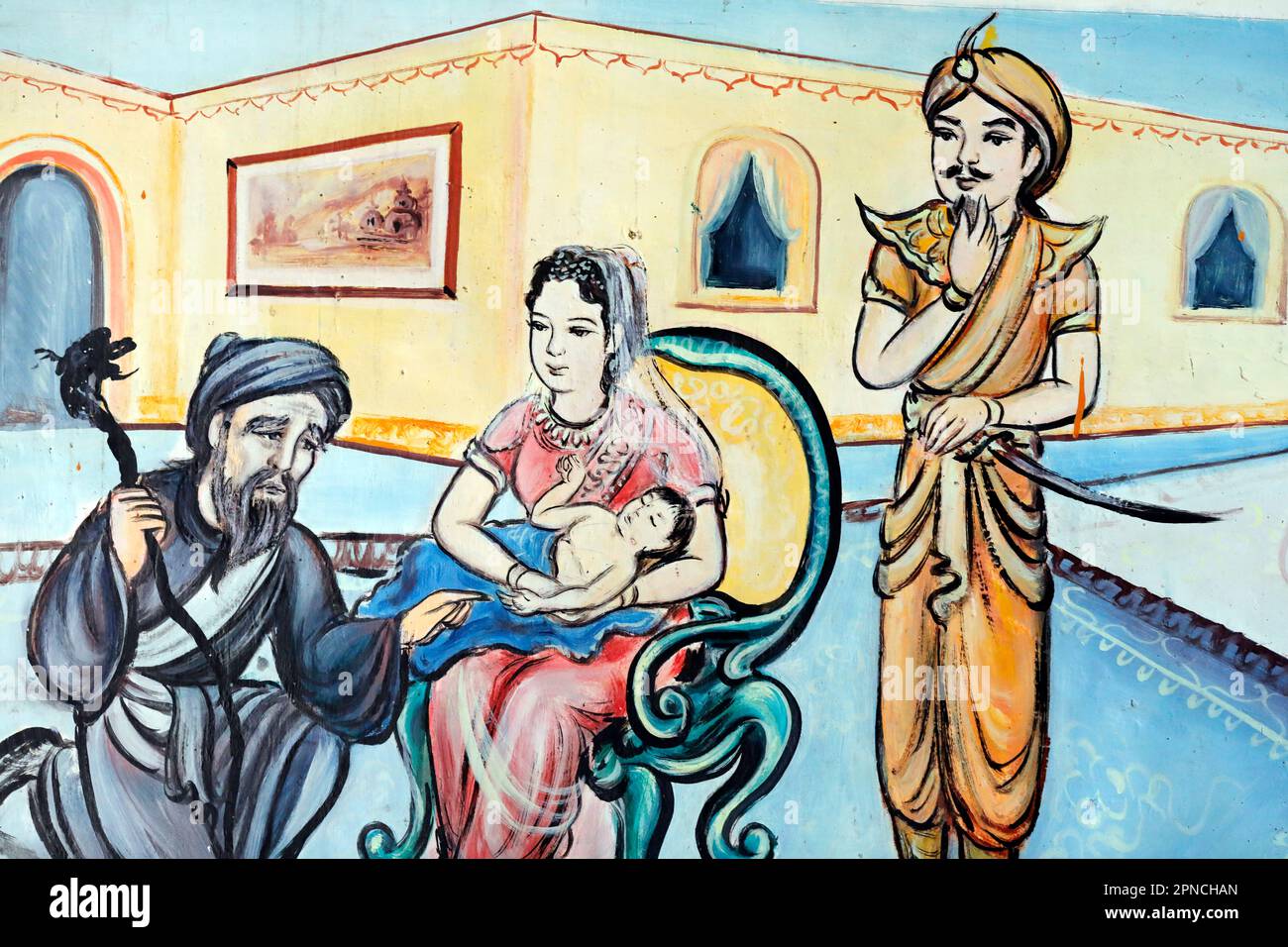 Rong Thanh Temple. Life of Buddha. The Queen’s sister Prajapati Gotami ...