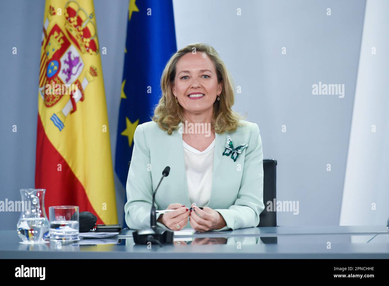 Spain's First Vice-President and Minister of Economic Affairs and ...